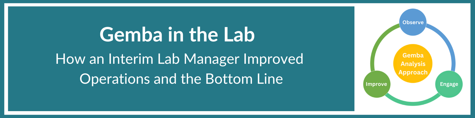 How an Interim Lab Manager Improved Operations and the Bottom Line