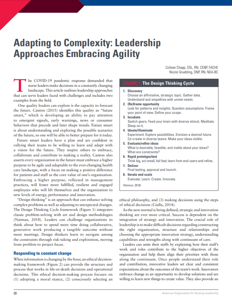 Adapting to Complexity: Leadership Approaches Embracing Agility | Kirby ...